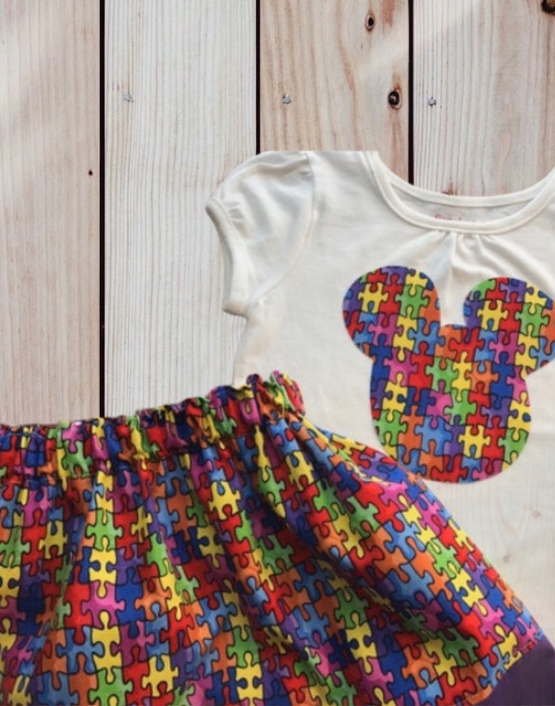 Autism Awareness Outfit Disney Autism Outfit Mickey Mouse - Etsy