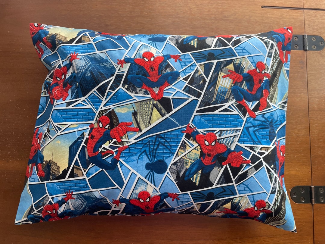 Spiderman Pillowcase - Nap Pillow Cover - Superhero Throw Pillow Cover ...