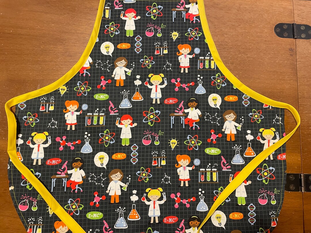 Kids Apron: Girls in Science, Art & Cooking - Etsy
