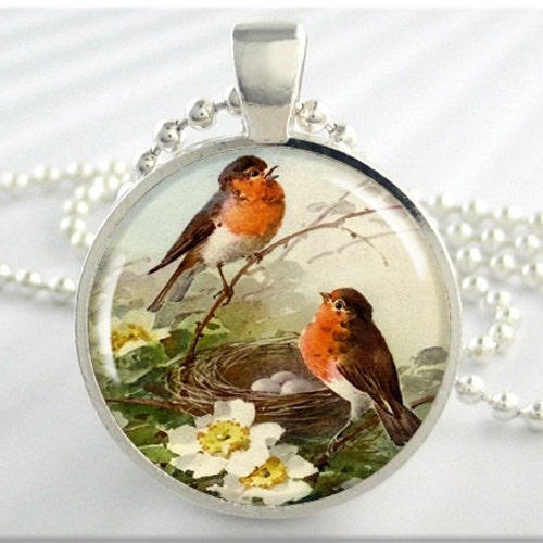 Robin Pendant - Etsy