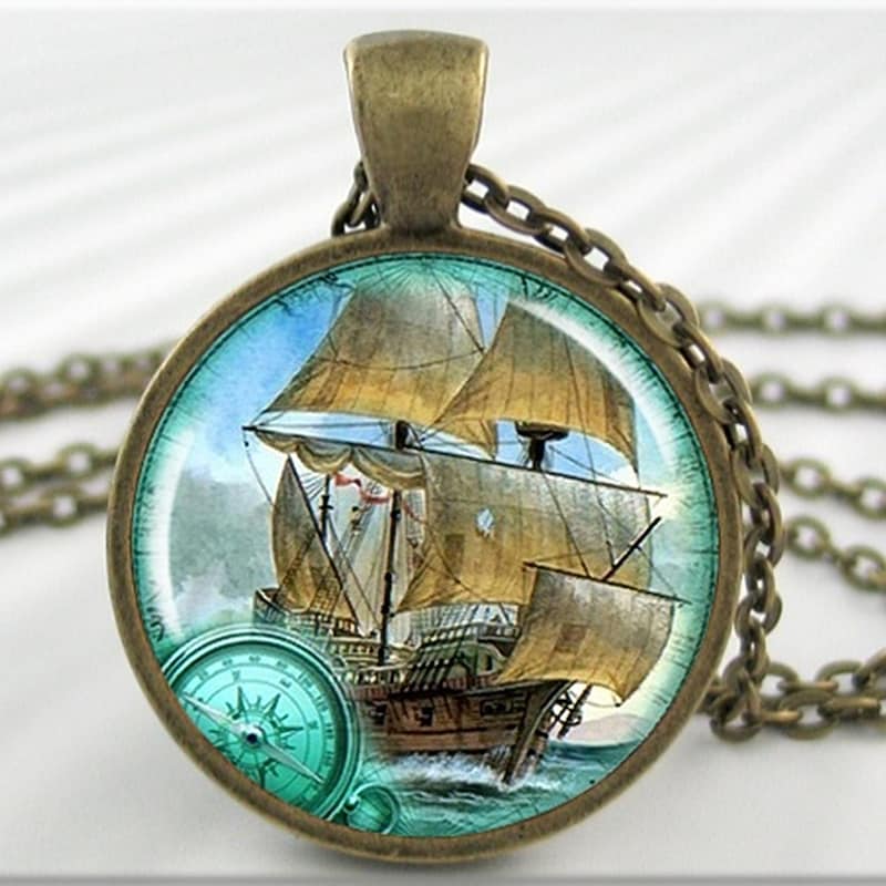 Ship Pendant - Etsy