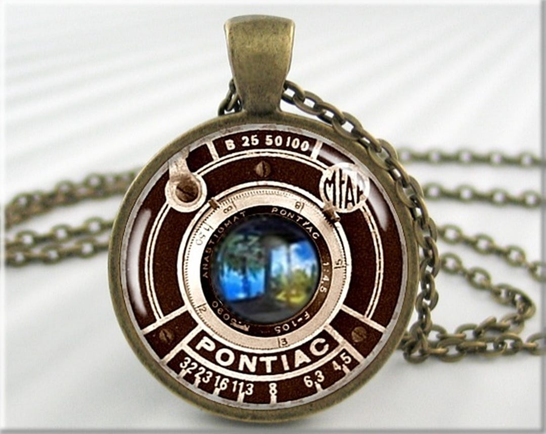 Pontiac Camera Lens Pendant: Bronze Resin Photographer Gift 570RB - Etsy