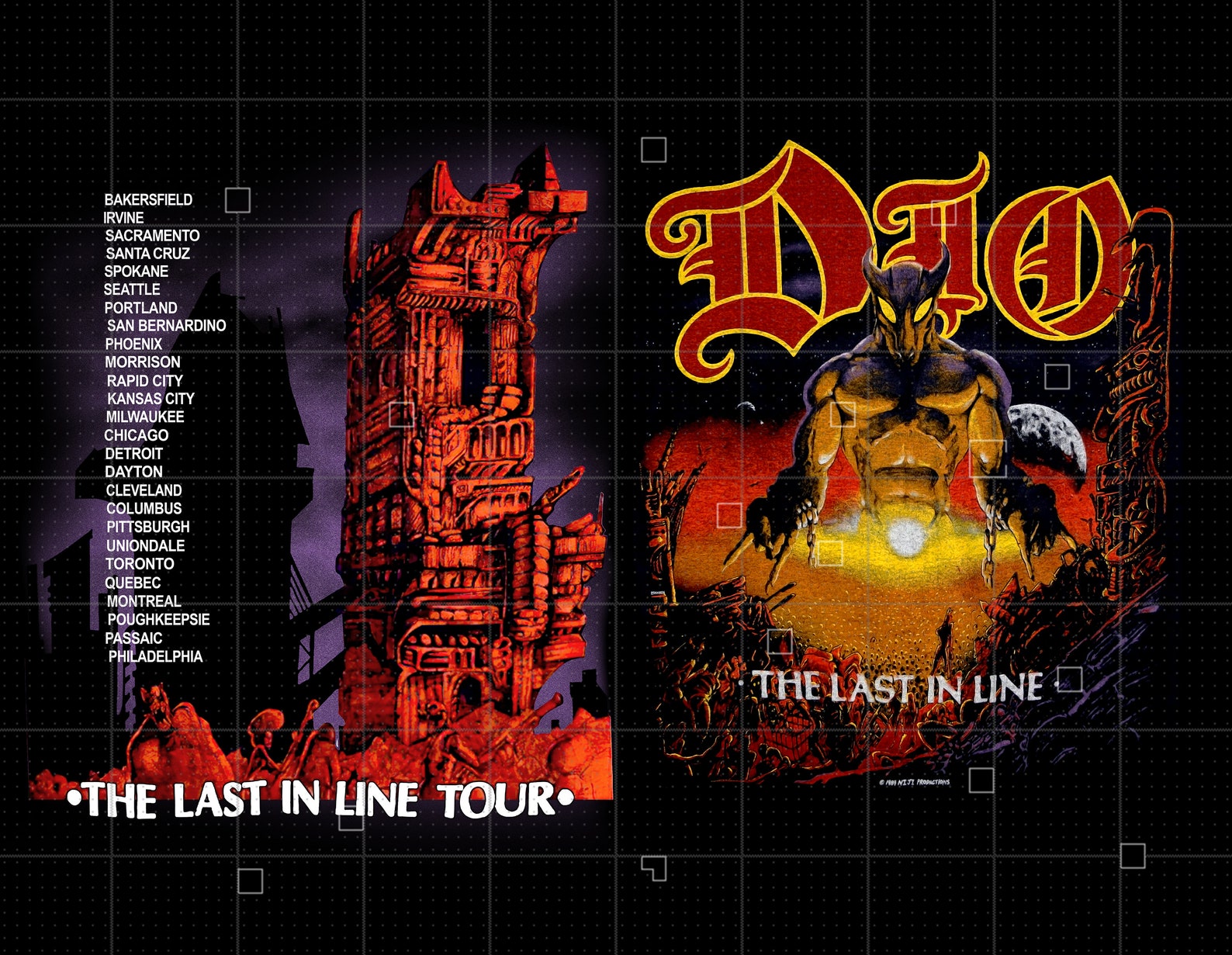 Dio Last in Line Tour Heavy Metal Rock Band Concert File - Etsy