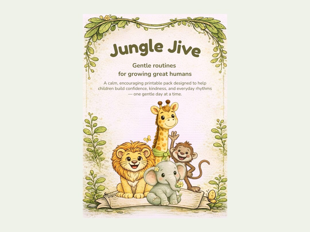 Gentle Kids Routine Pack Printable | Morning & Evening Visual Schedules ...
