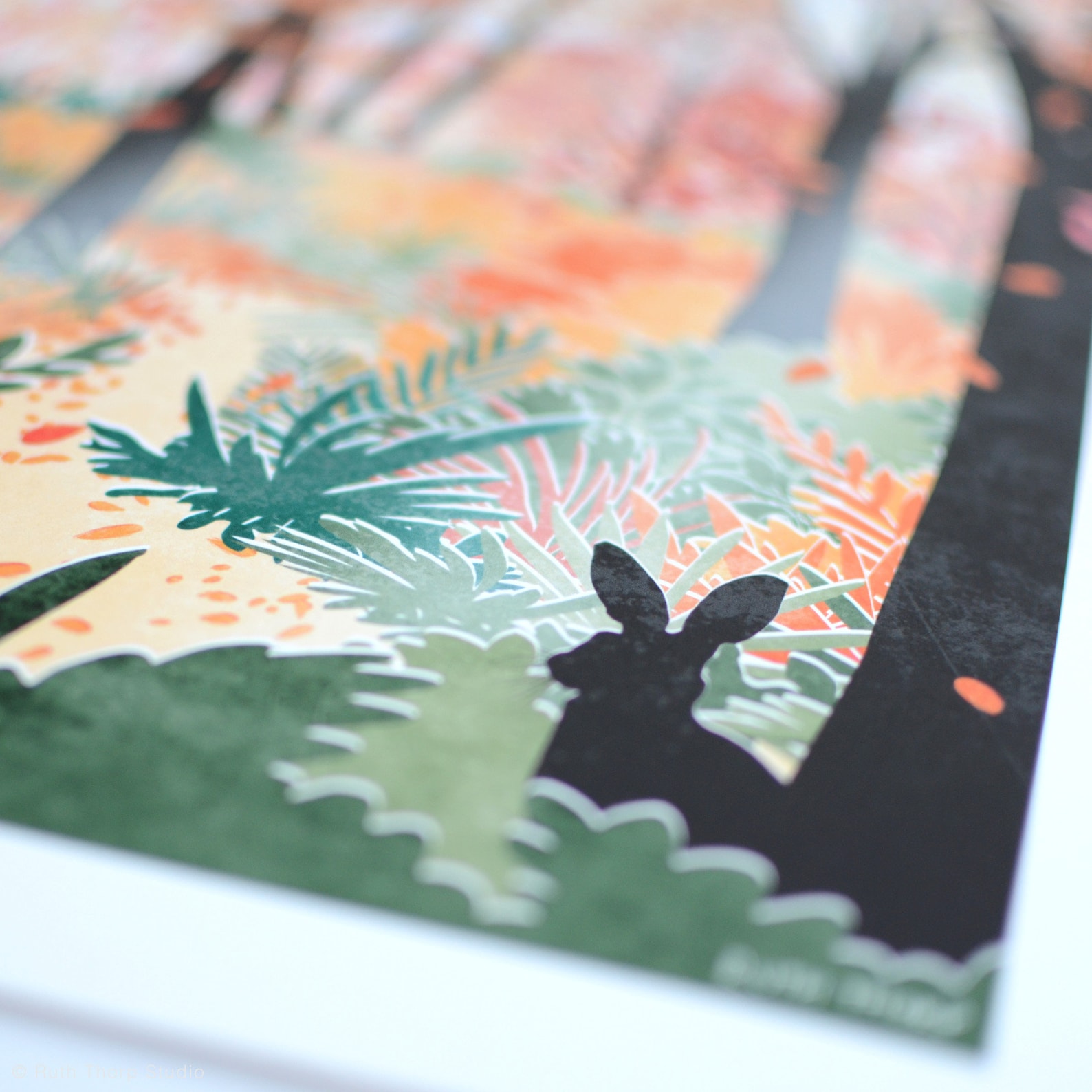 Forest Bathing Art Print: A4 A3 A2 A1 Autumn nature | Etsy