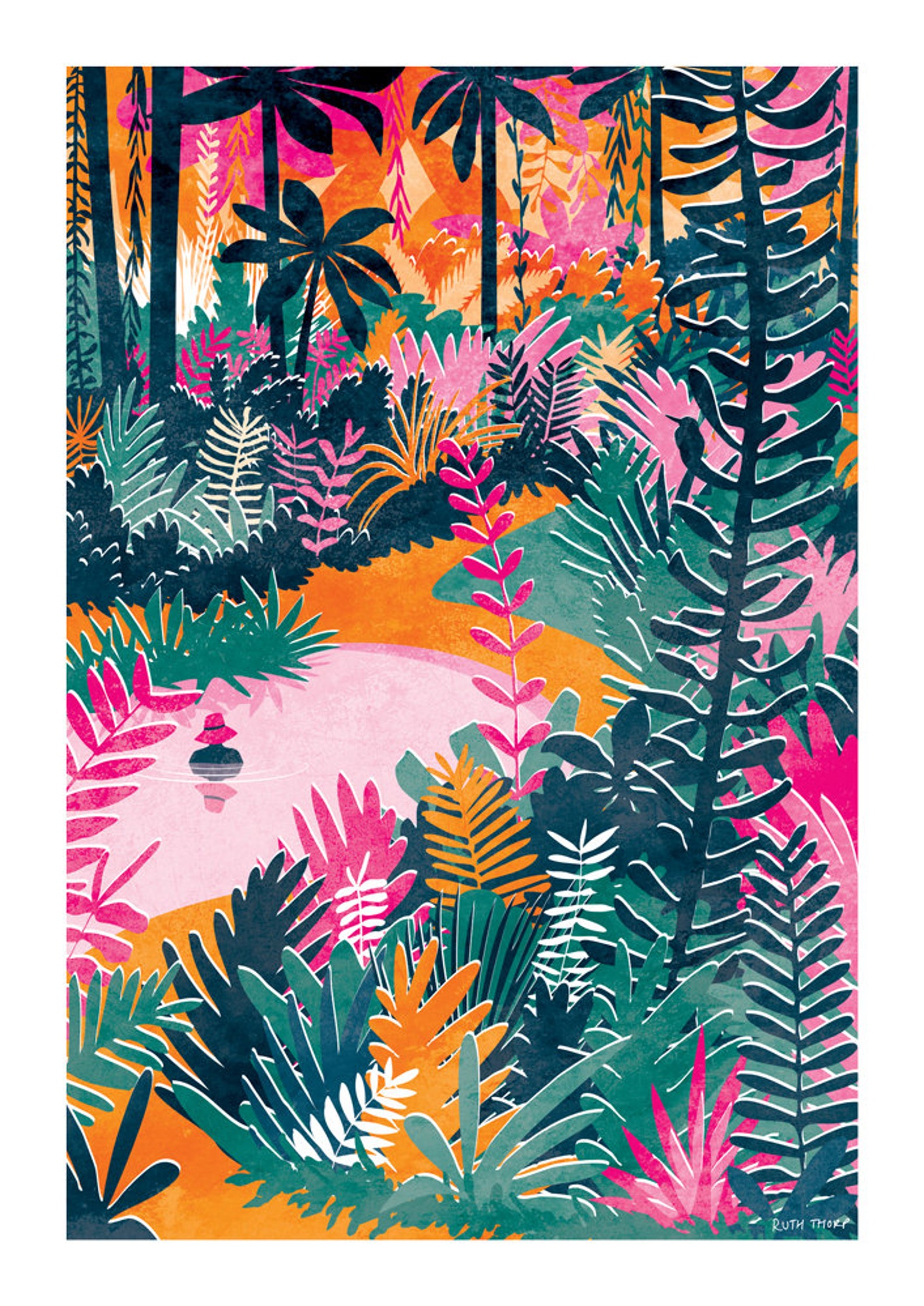 Paradise Found Art Print: A4 A3 A2 A1 - Etsy