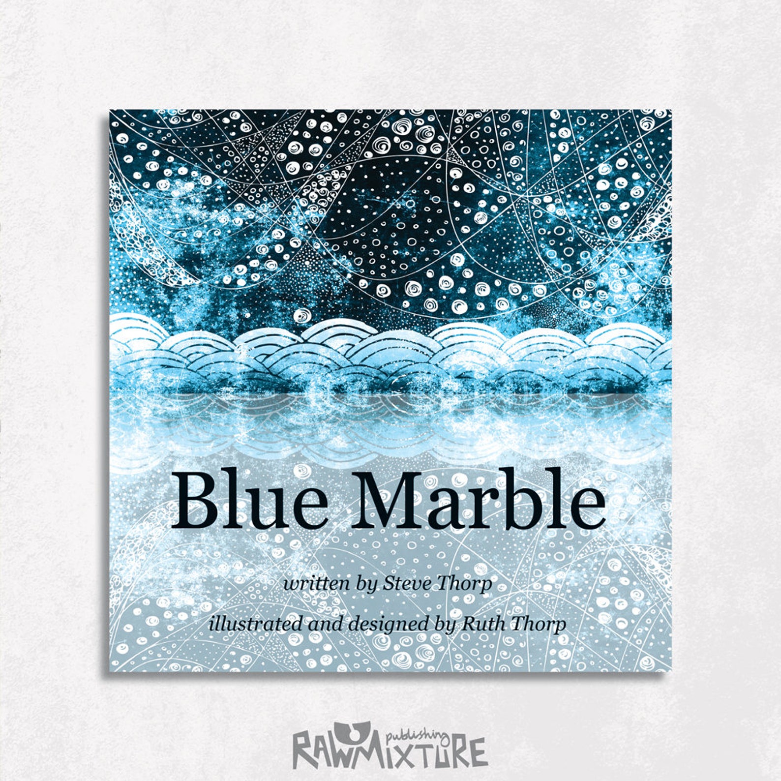 Blue Marble Illustrated Eco Poem by Steve Thorp. Illustrated - Etsy