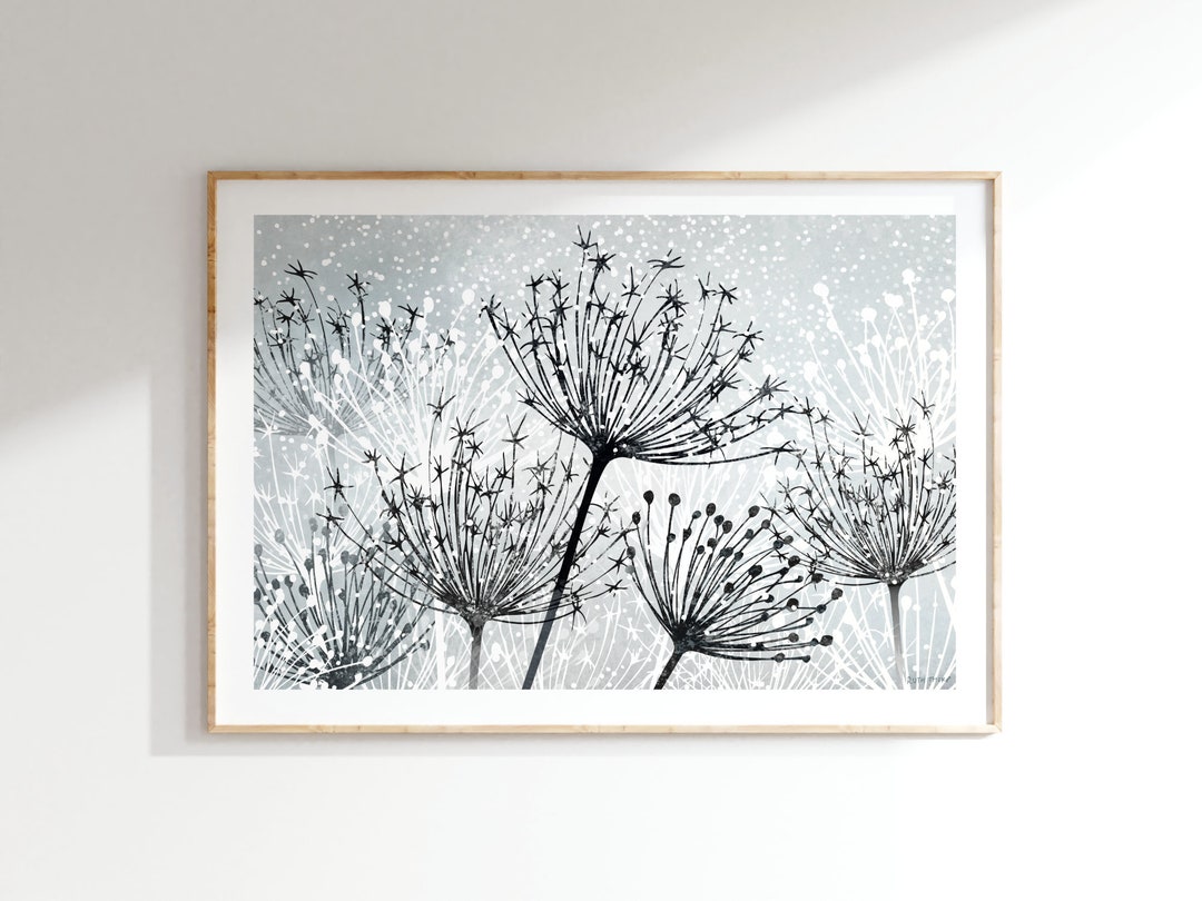 Seedheads Art Print: A4, A3, A2, A1 - Etsy
