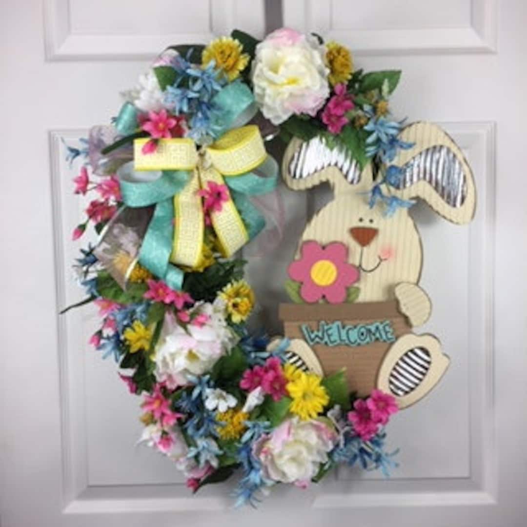 Easter Wreath, Easter Bunny Wreath, Spring Wreath - Etsy