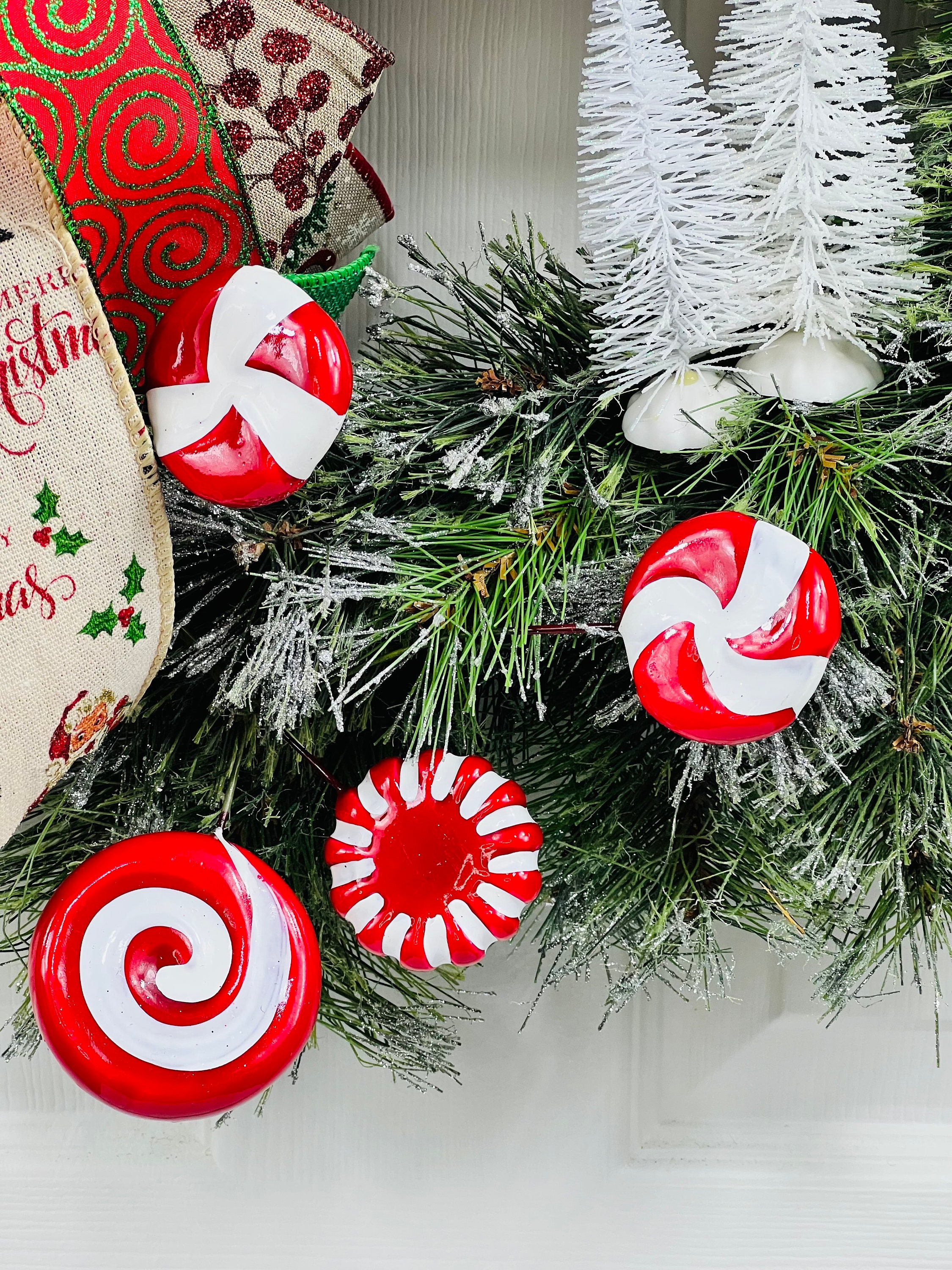 Christmas hot Coco Tree Farm Holiday Wreath - Etsy