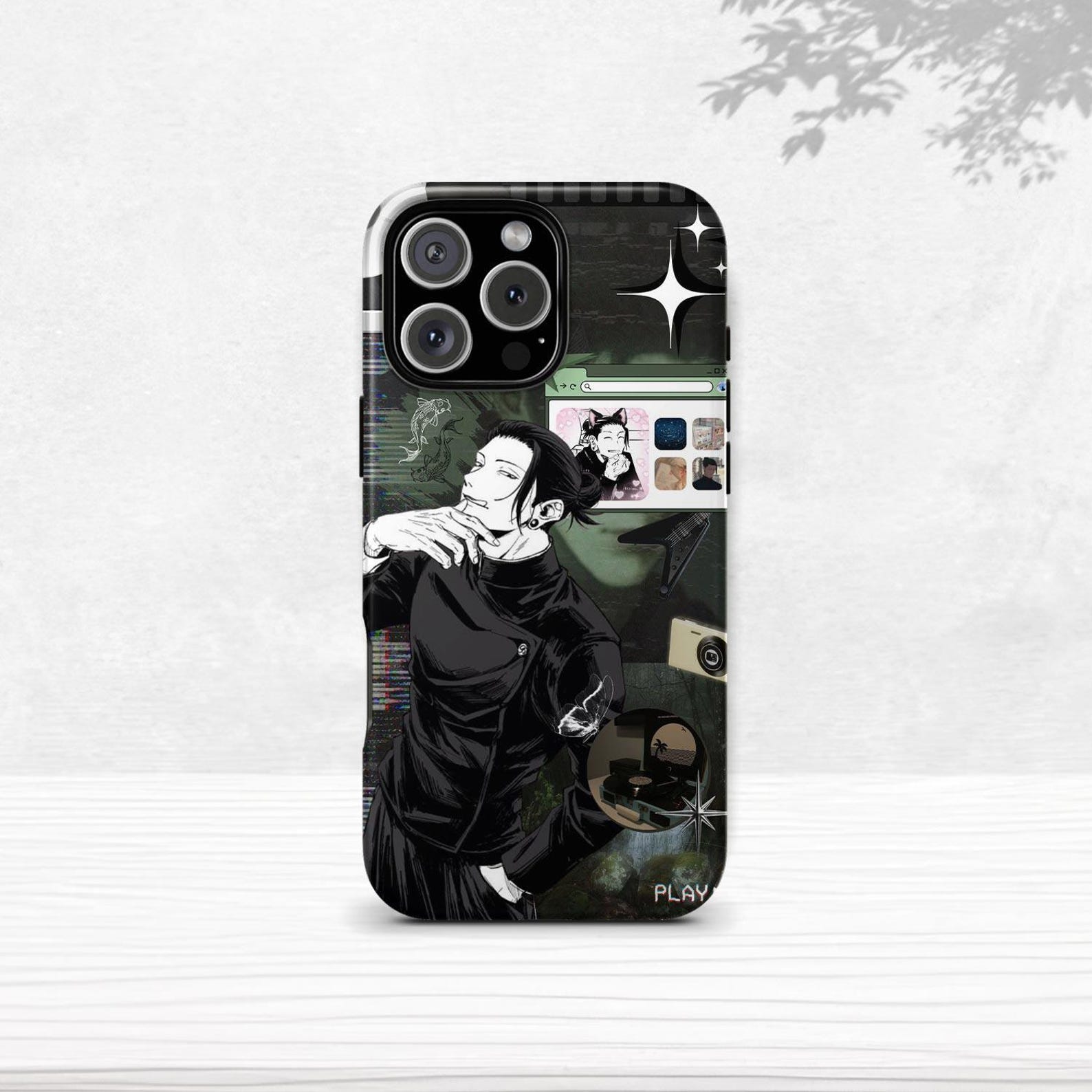 JJK Geto Anime Phone Case, Dual Shell Cover - Etsy