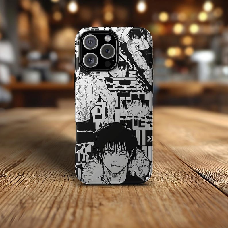 Anime Toji JJK Case Dual Shell Phone Cover for iPhone 11 12 13 14 15 16 ...