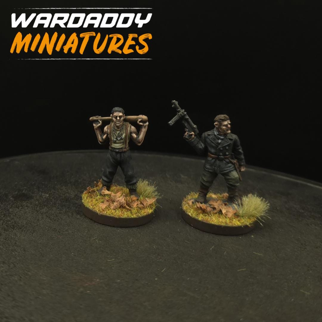 Pro Painted 28mm Bolt Action Ww2 Inglorious Bastards Characters METAL ...