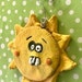SUN Ornament Figurine Ceramic Sun Figurine Clay Figure Ooak - Etsy