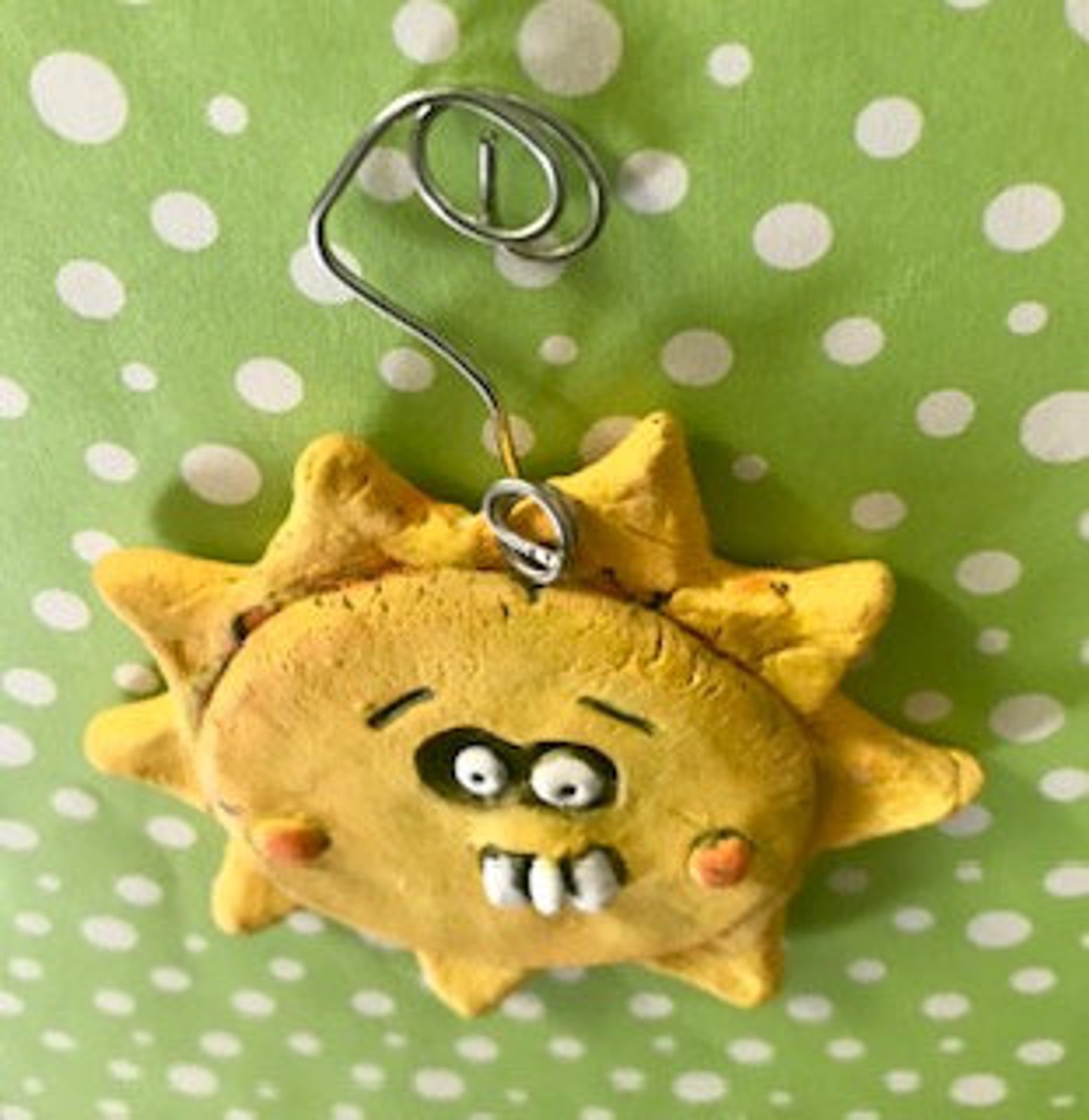 SUN Ornament Figurine Ceramic Sun Figurine Clay Figure Ooak - Etsy