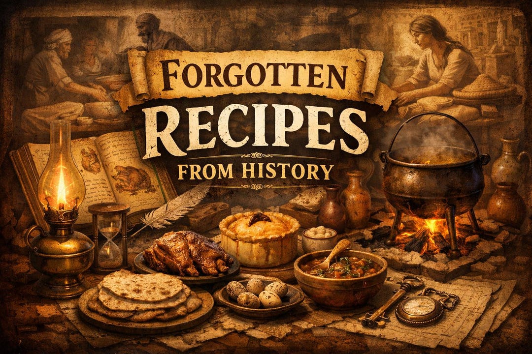 Forgotten Recipes From History Cookbook – Medieval Comfort Foods & Lost ...