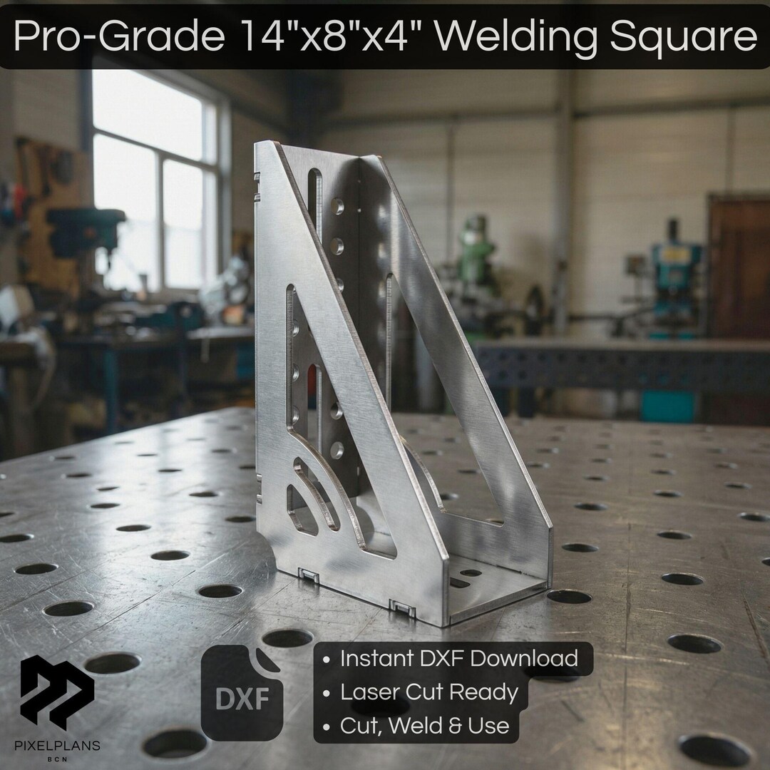 Welding Square DXF Files for Laser Cutting (14
