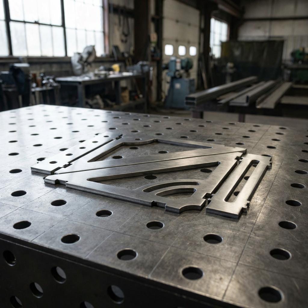 Welding Square DXF Files for Laser Cutting(12x12