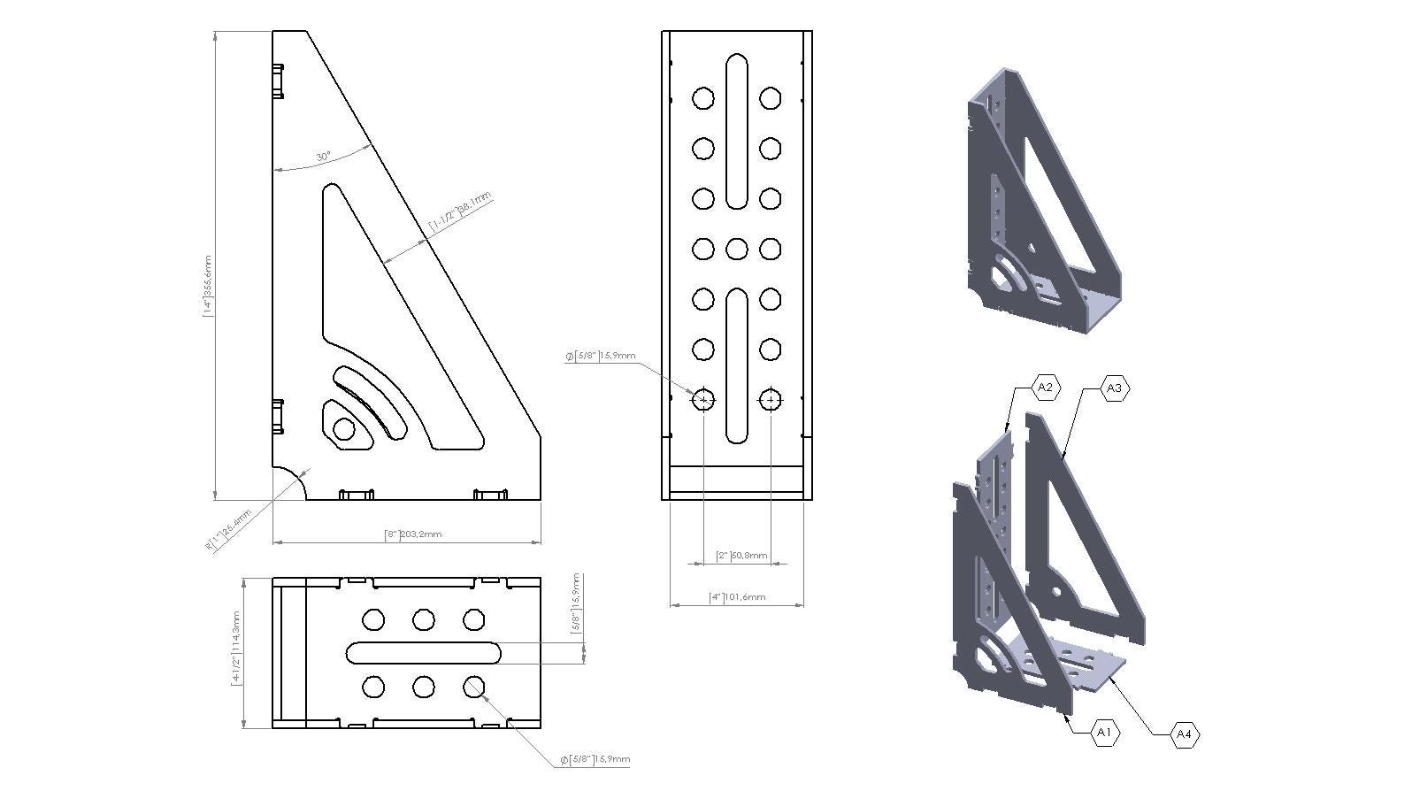 Welding Square DXF Files for Laser Cutting (14