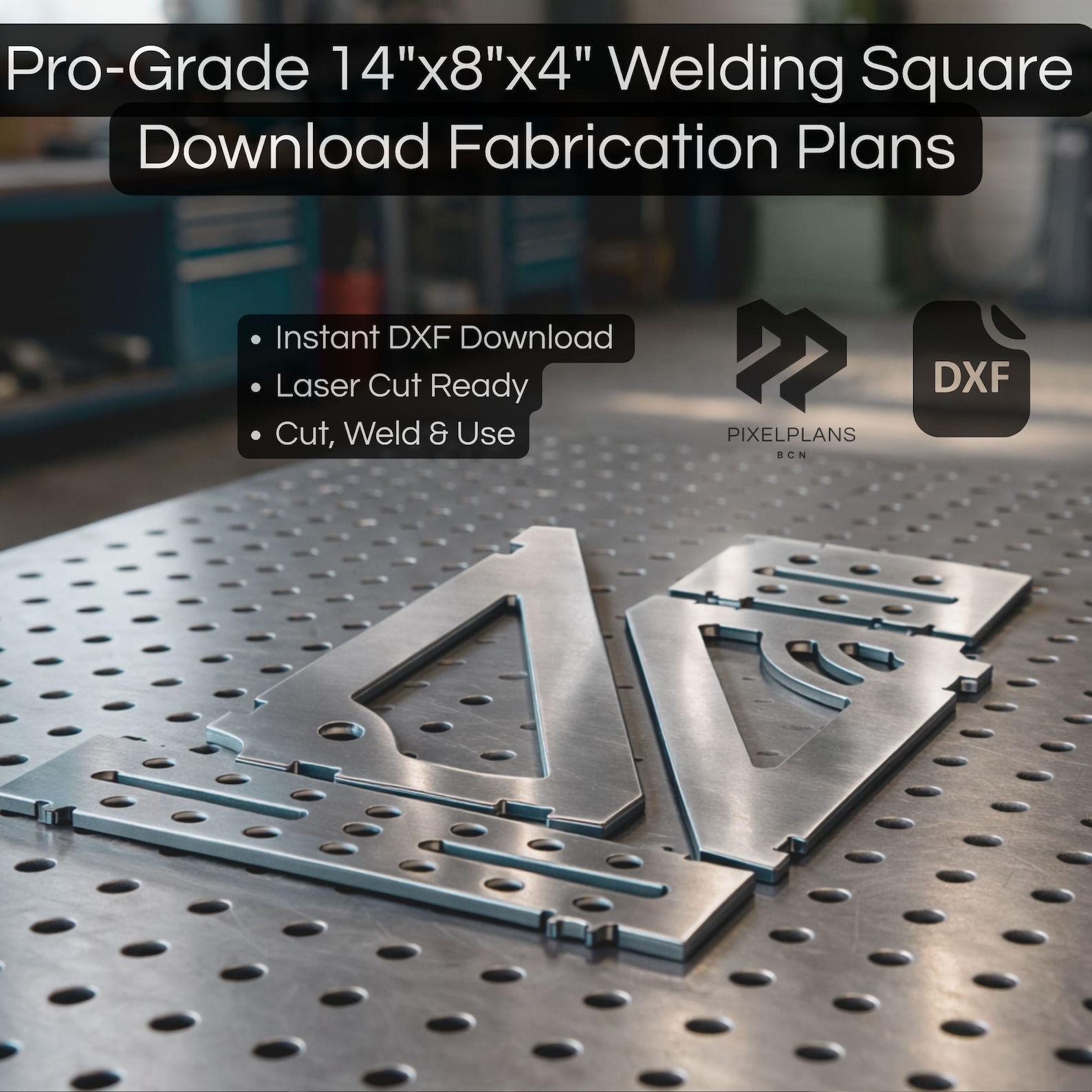 Welding Square DXF Files for Laser Cutting (14