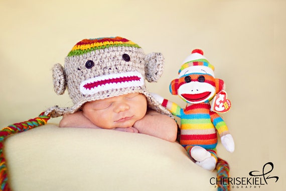Items similar to Sock Monkey Set FREE SHIPPING on Etsy