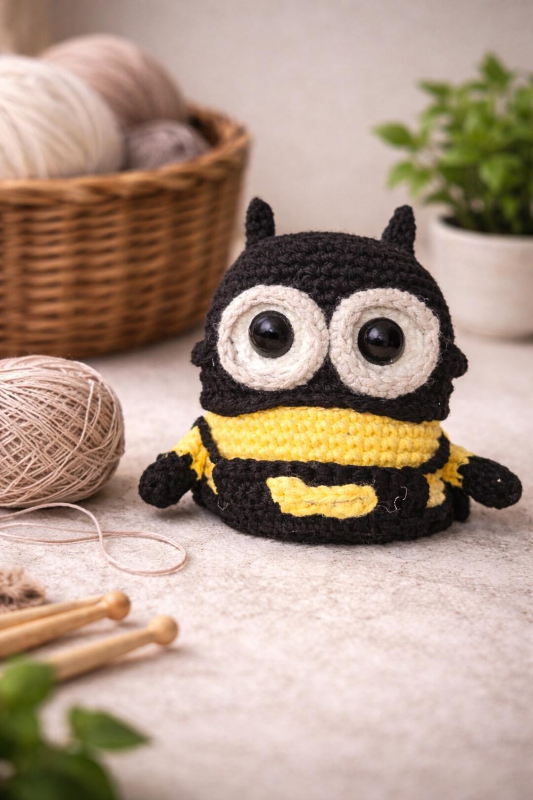 Patrón Amigurumi Batminion En PDF (ganchillo Y Crochet) - Etsy