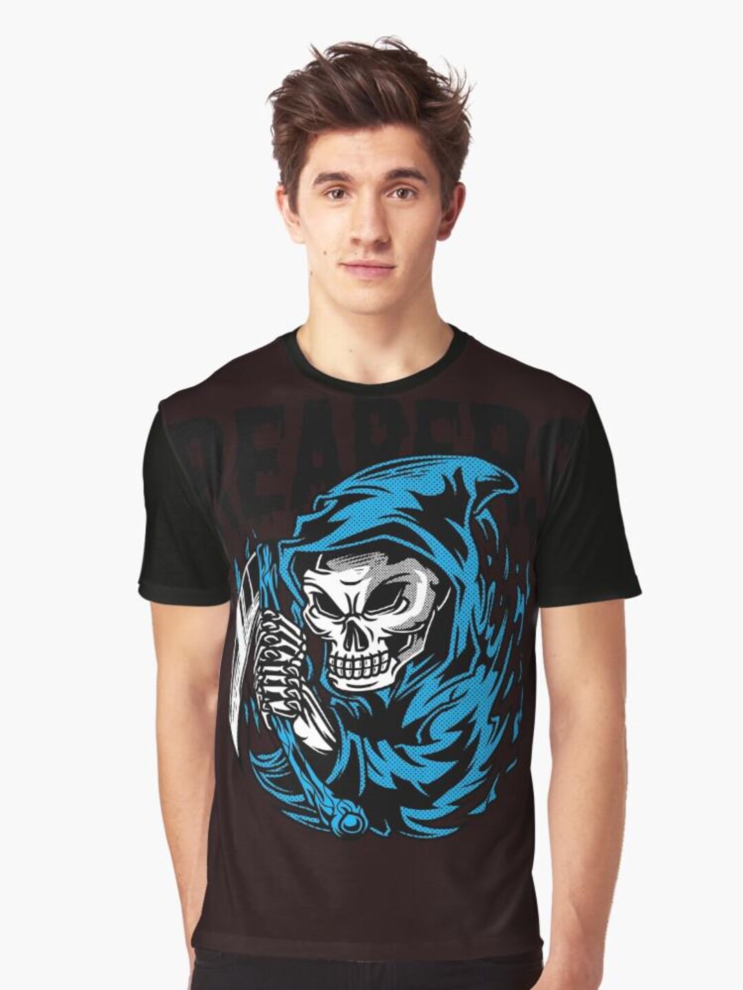 Reapers - Japanese Horror Grim Reaper Skull With Scythe Design - Etsy