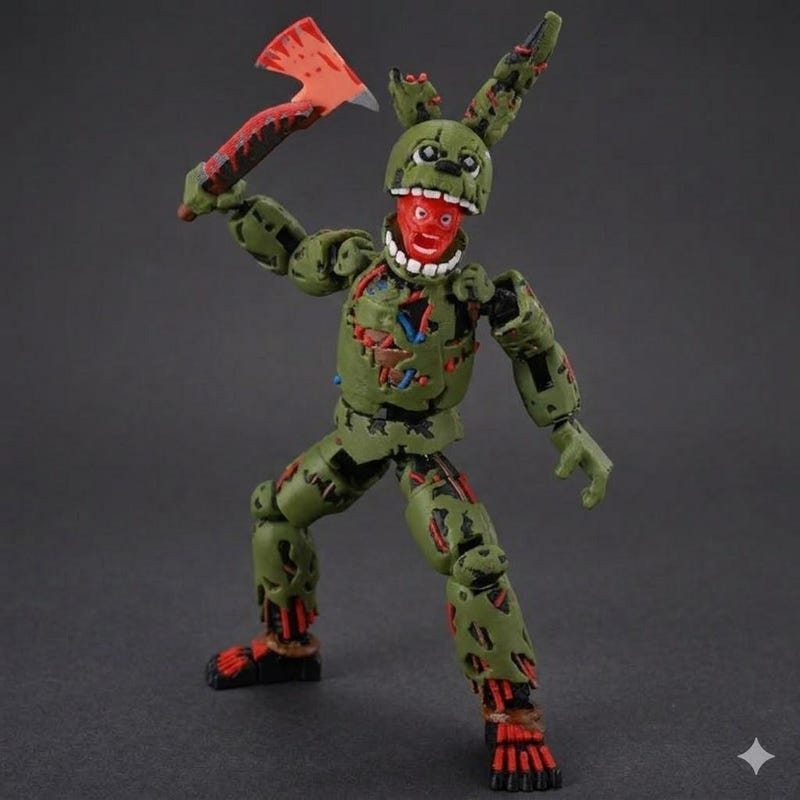 Springtrap Figurine - Etsy