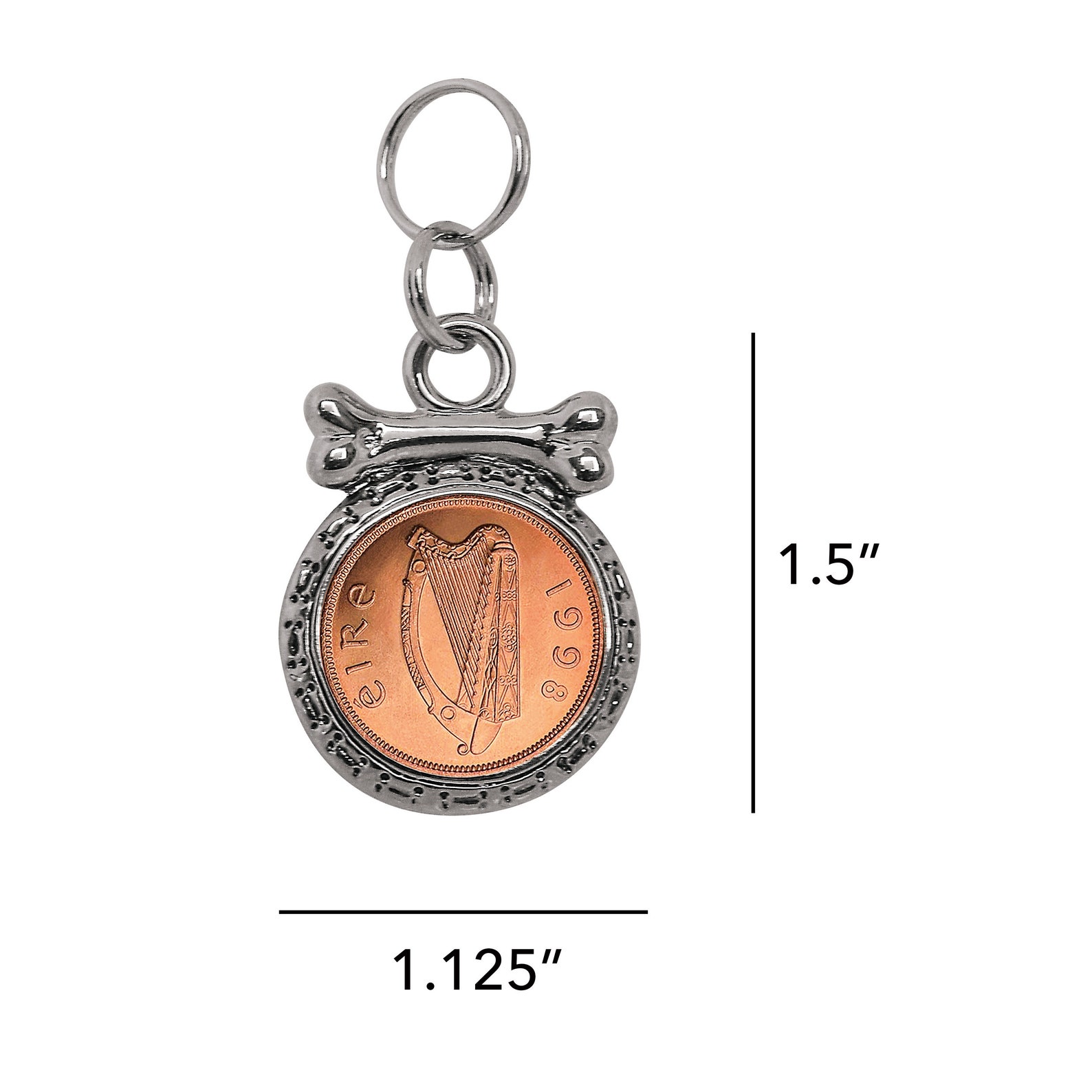 Engraveable Irish Penny Coin Dog Tag for Collar - Etsy