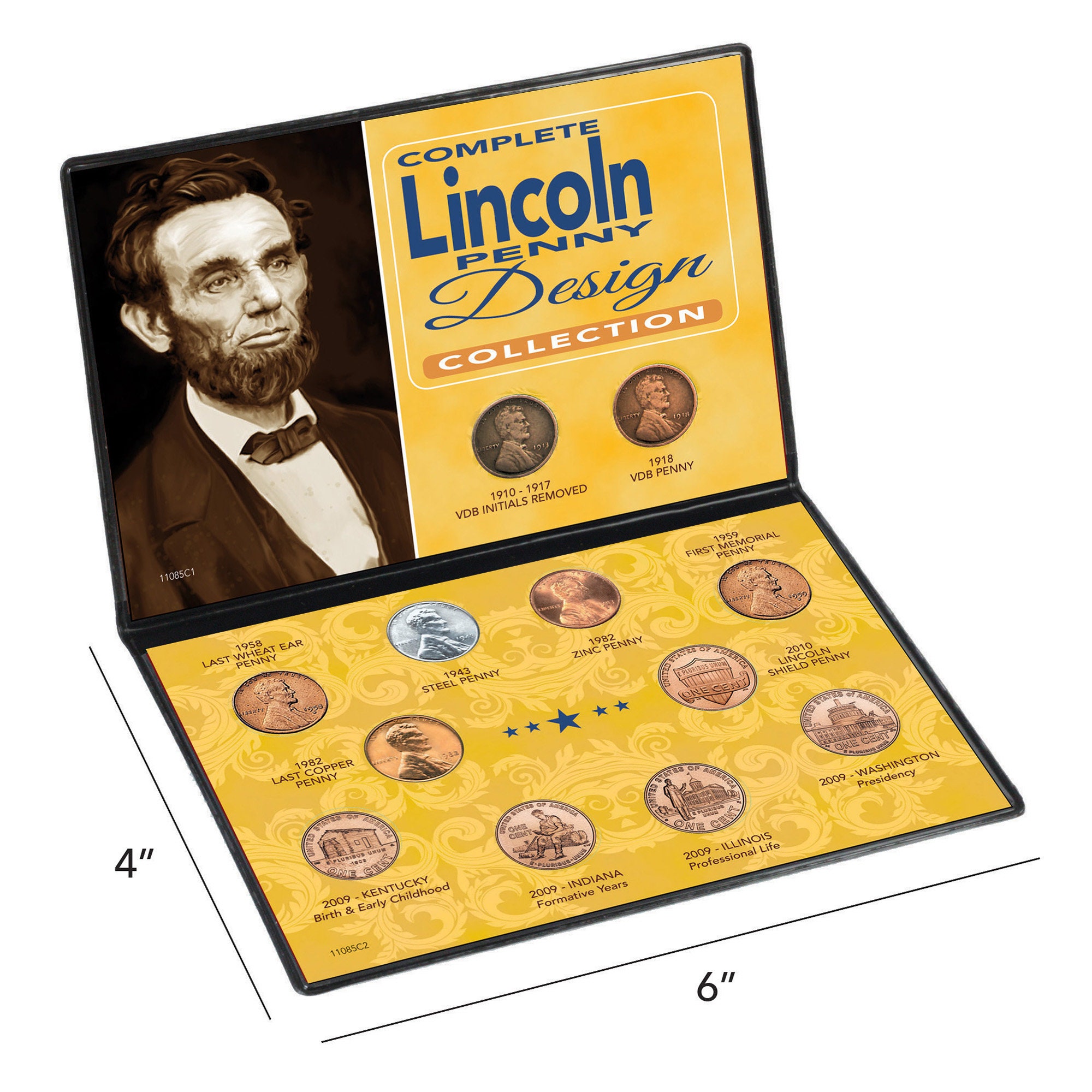 Complete Lincoln Penny Coin Design Collection - Etsy