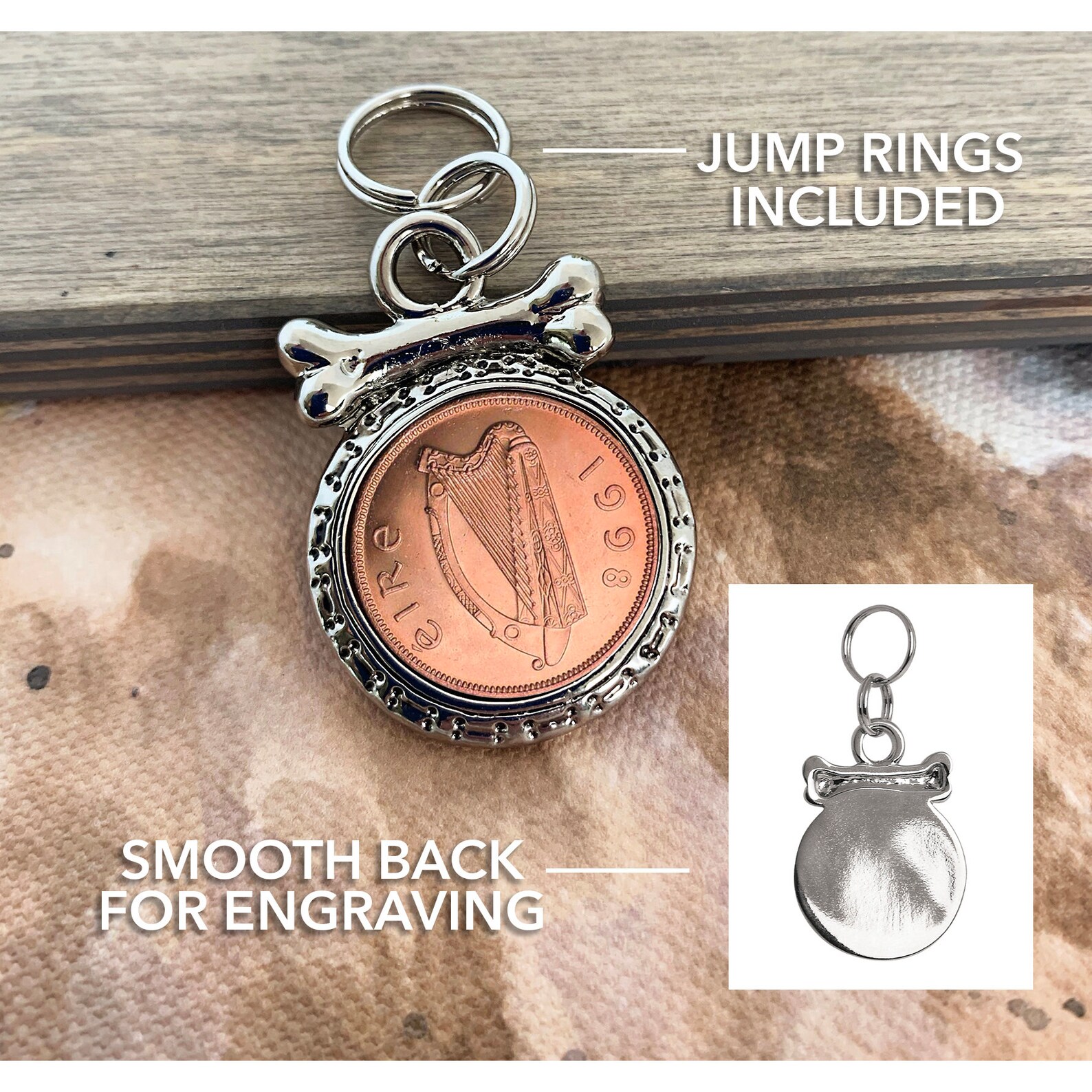 Engraveable Irish Penny Coin Dog Tag for Collar - Etsy