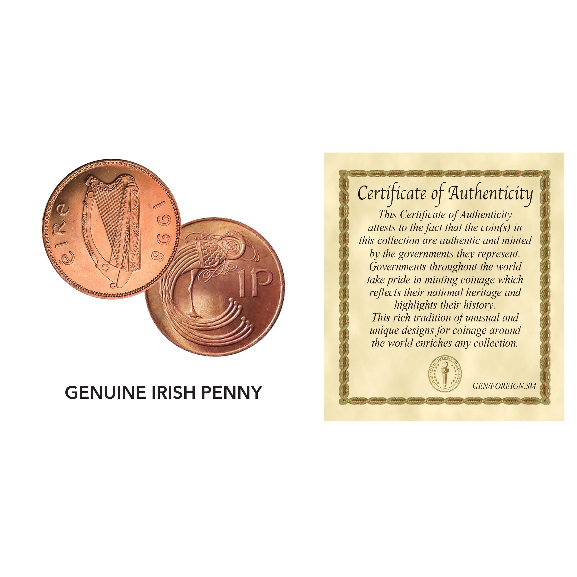 Engraveable Irish Penny Coin Dog Tag for Collar - Etsy