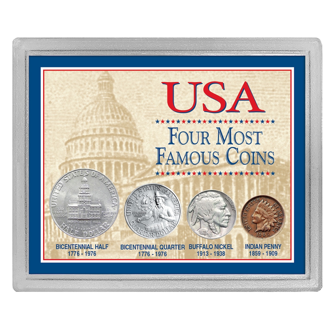 USA Four Most Famous Coins - Etsy