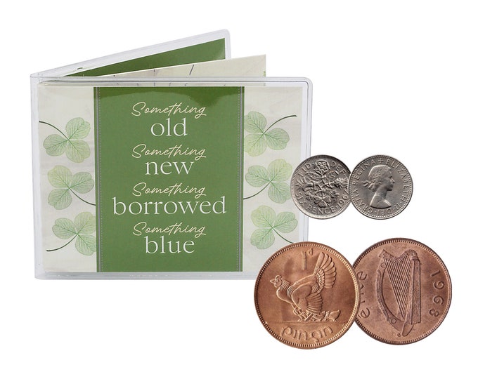 Irish Wedding Memento, A Penny for His Pocket, Good Luck Talisman ...