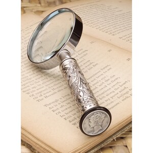 Silver Mercury Dime Coin Letter Opener and Magnifying Glass Gift Set - Etsy