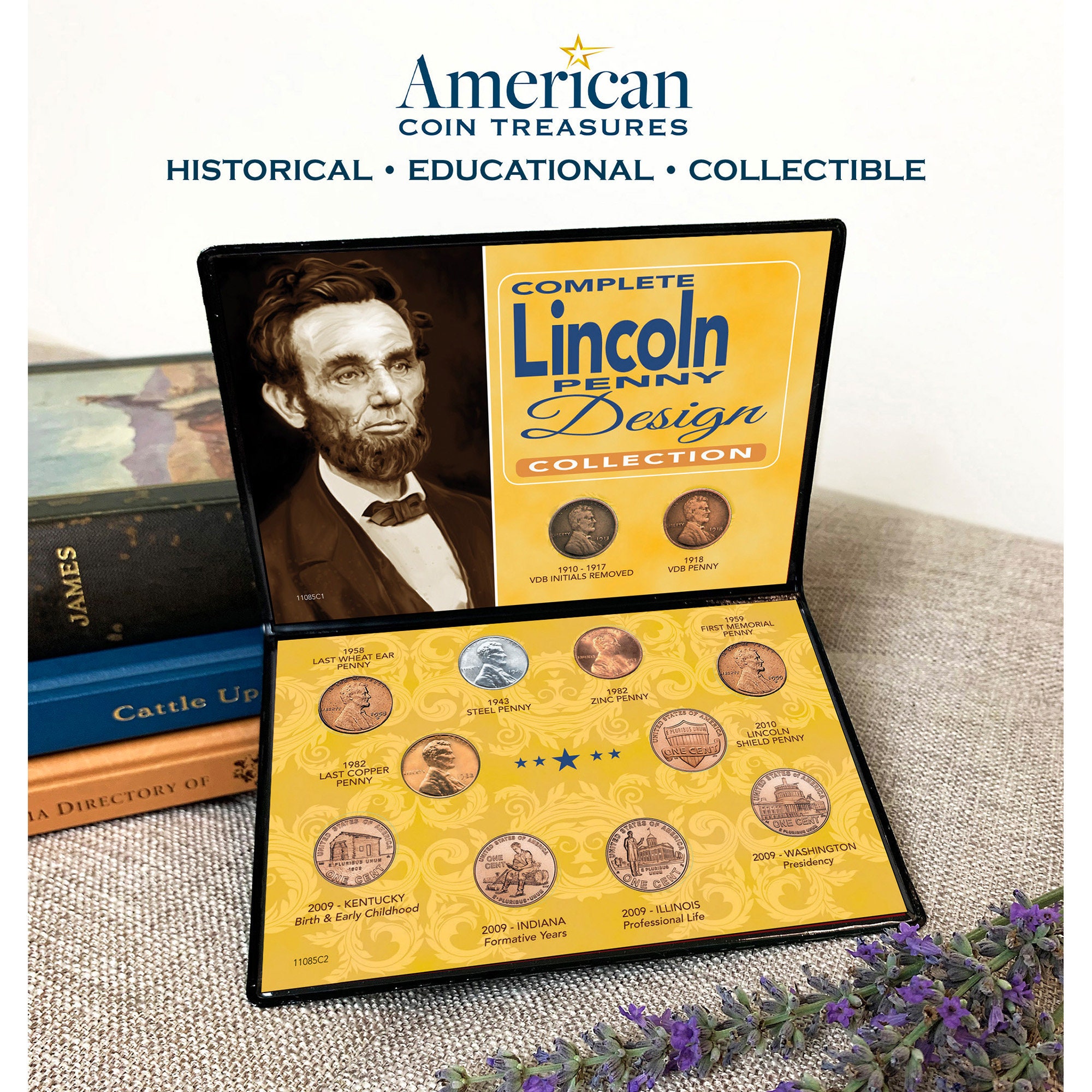 Complete Lincoln Penny Coin Design Collection - Etsy