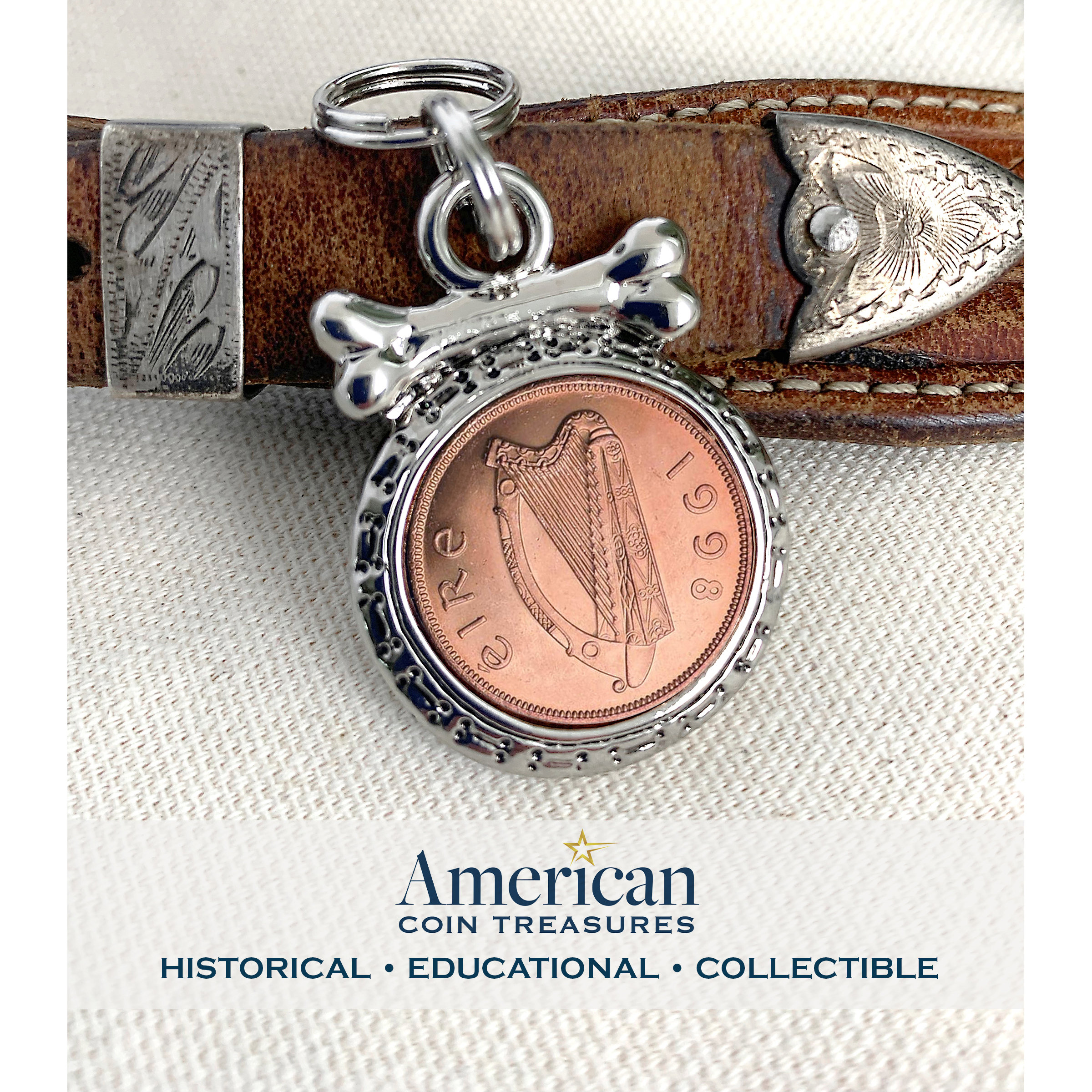 Engraveable Irish Penny Coin Dog Tag for Collar - Etsy