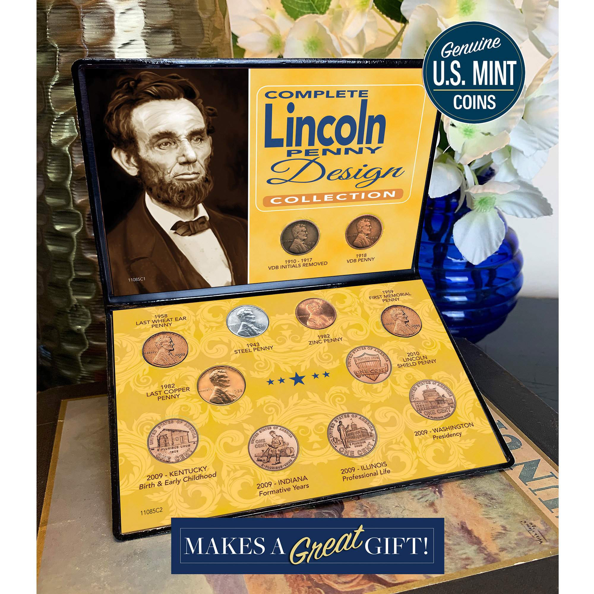 Complete Lincoln Penny Coin Design Collection - Etsy