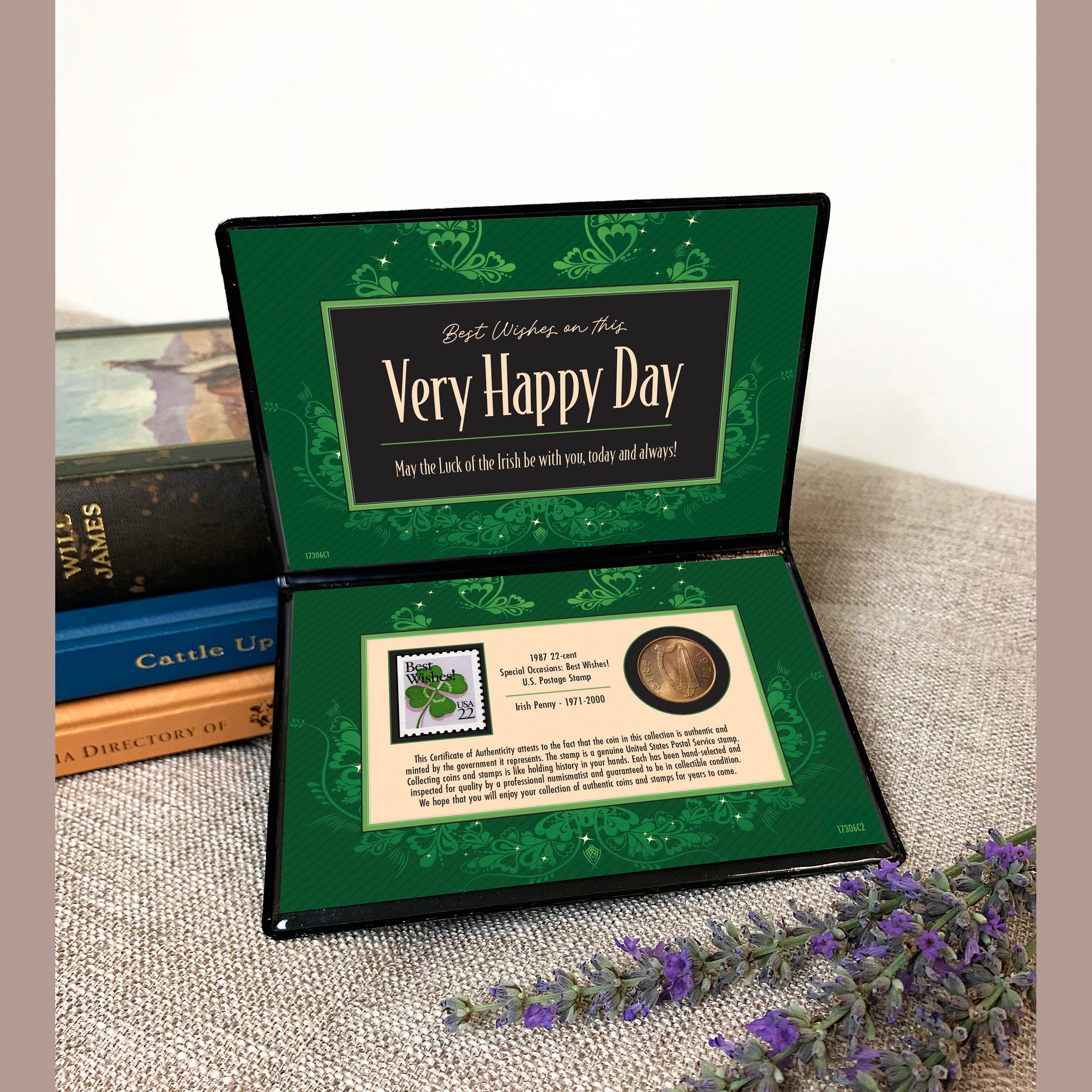 Best Wishes Very Happy Day Irish Coin Greeting Card - Etsy