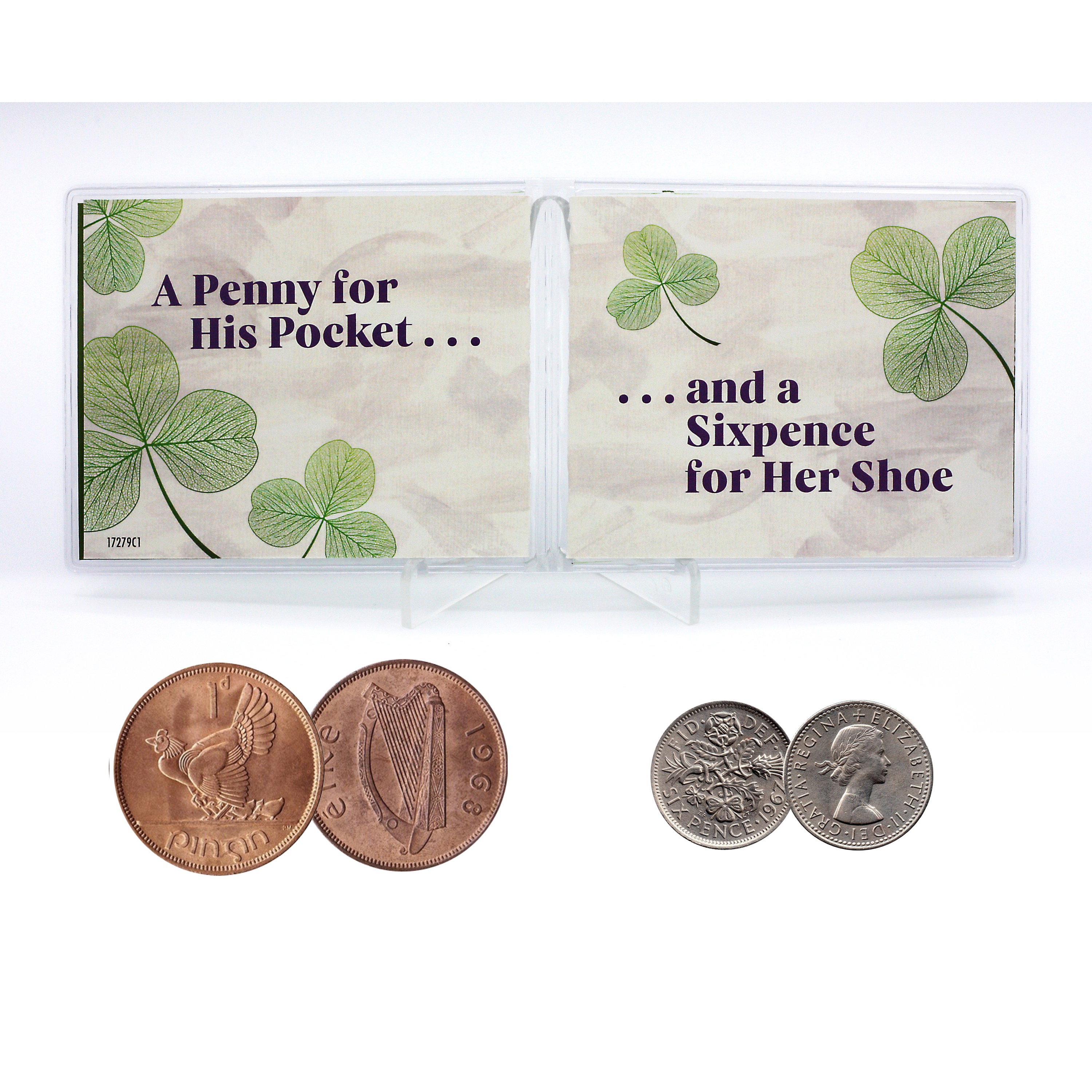 An Irish Penny for His Pocket and an English Sixpence for Her Shoe Coin ...