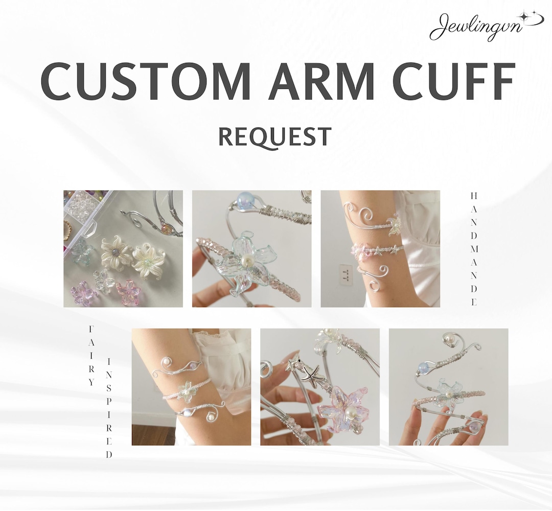 Custom Arm Cuff Bracelet Request | Personalized Arm Jewelry | Contact ...