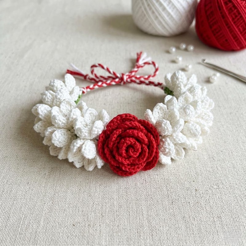 Crochet Gajra - Etsy