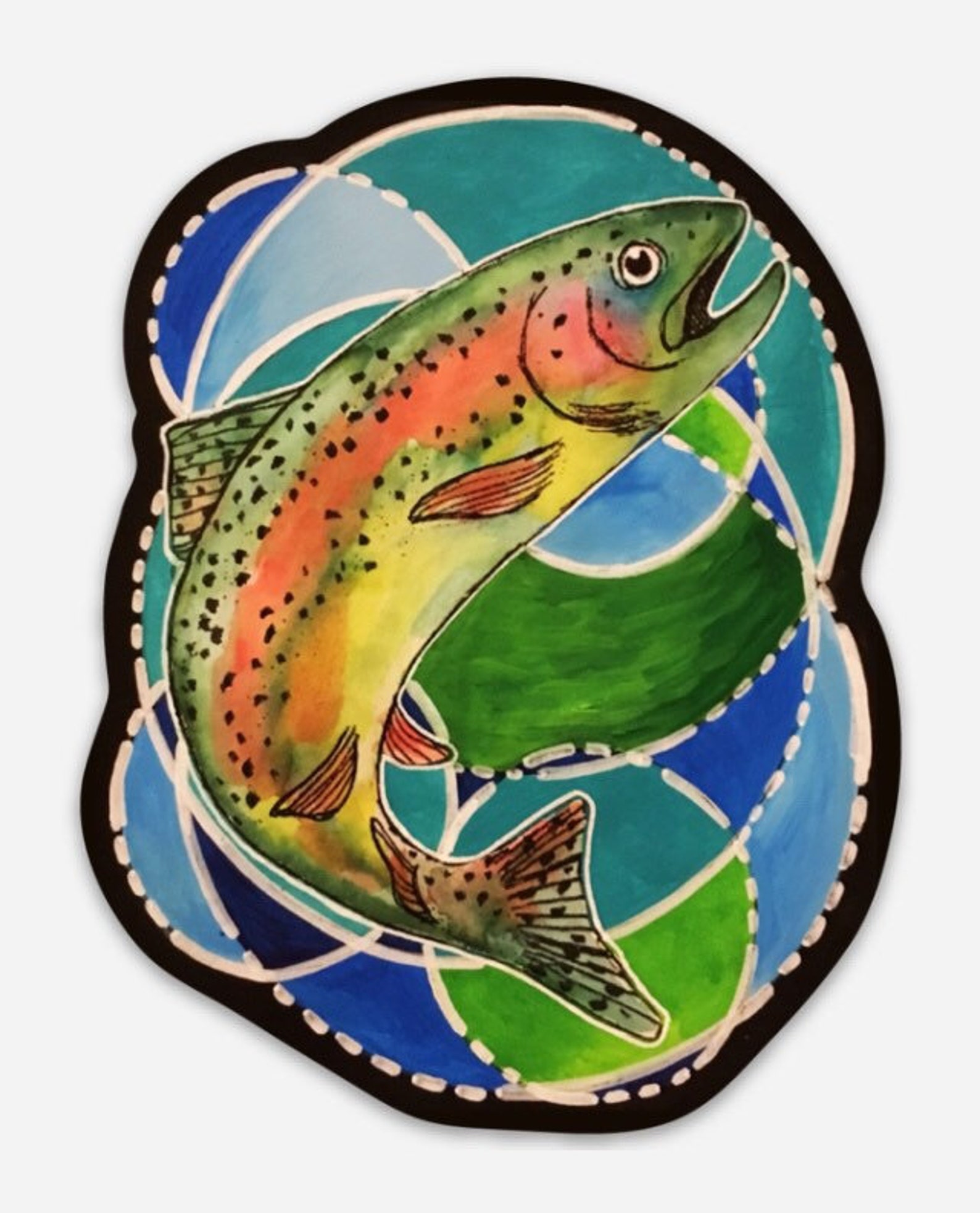 Idaho State Fish Sticker Cutthroat Trout | Etsy