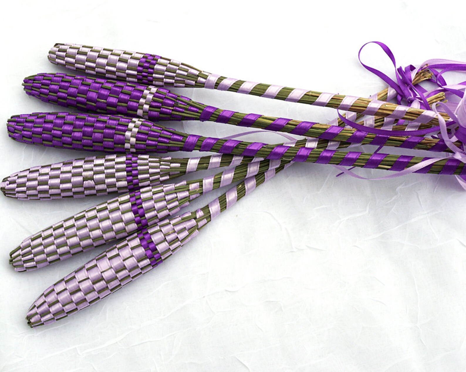 ON VACATION, Large Purple Organic Lavender Wand Wedding Gift for Bride ...