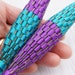 Rustic Decor Retro Colors Purple Teal Organic Lavender Wand Gift for ...