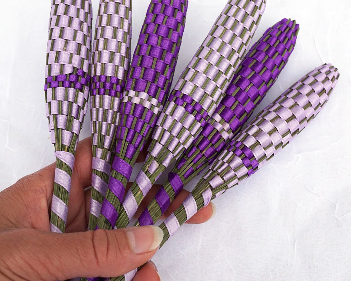 ON VACATION, Large Purple Organic Lavender Wand Wedding Gift for Bride ...