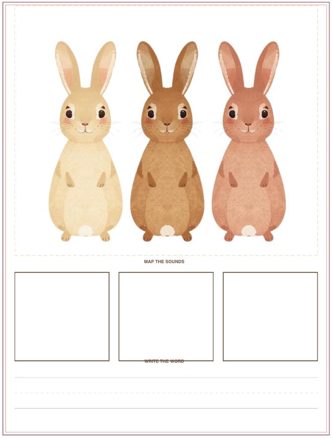Elkonin Box Easter Theme | Science of Reading Phoneme Segmentation ...