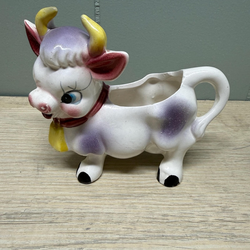 Vintage Cow Creamer Japan - Etsy