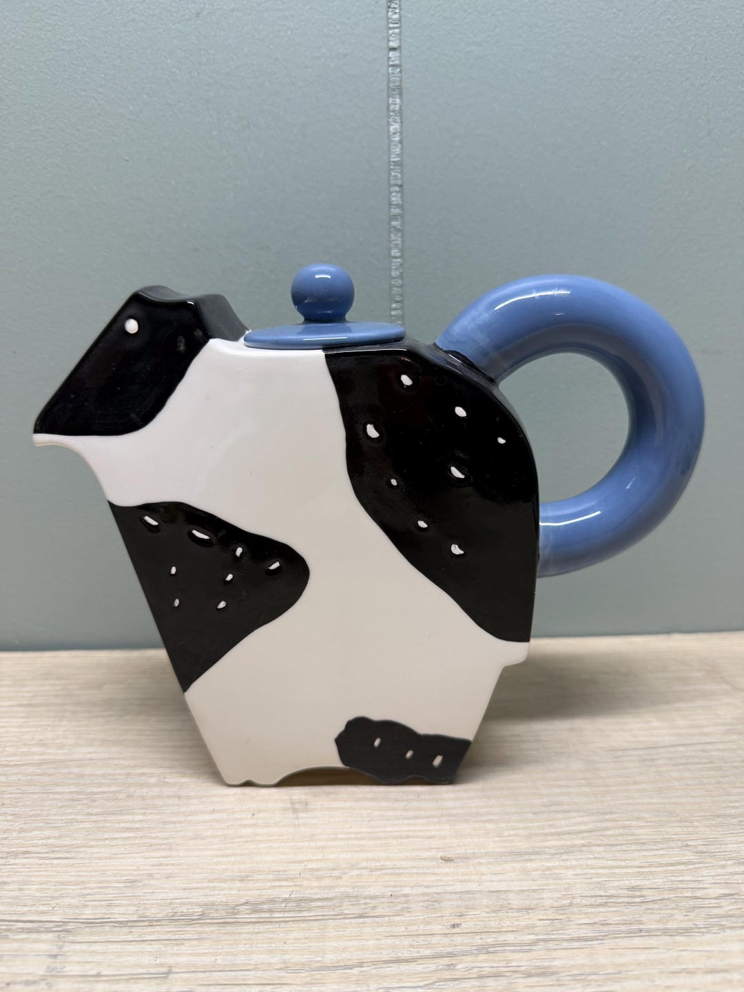 Unique Holstein Cow Teapot Made in Mexico - Etsy