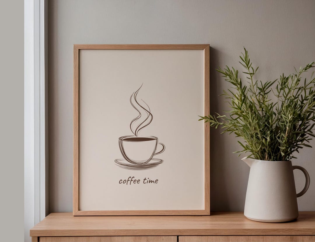 Coffee Wall Art Print - Coffee Poster - Coffee Wall Decor - Kitchen ...